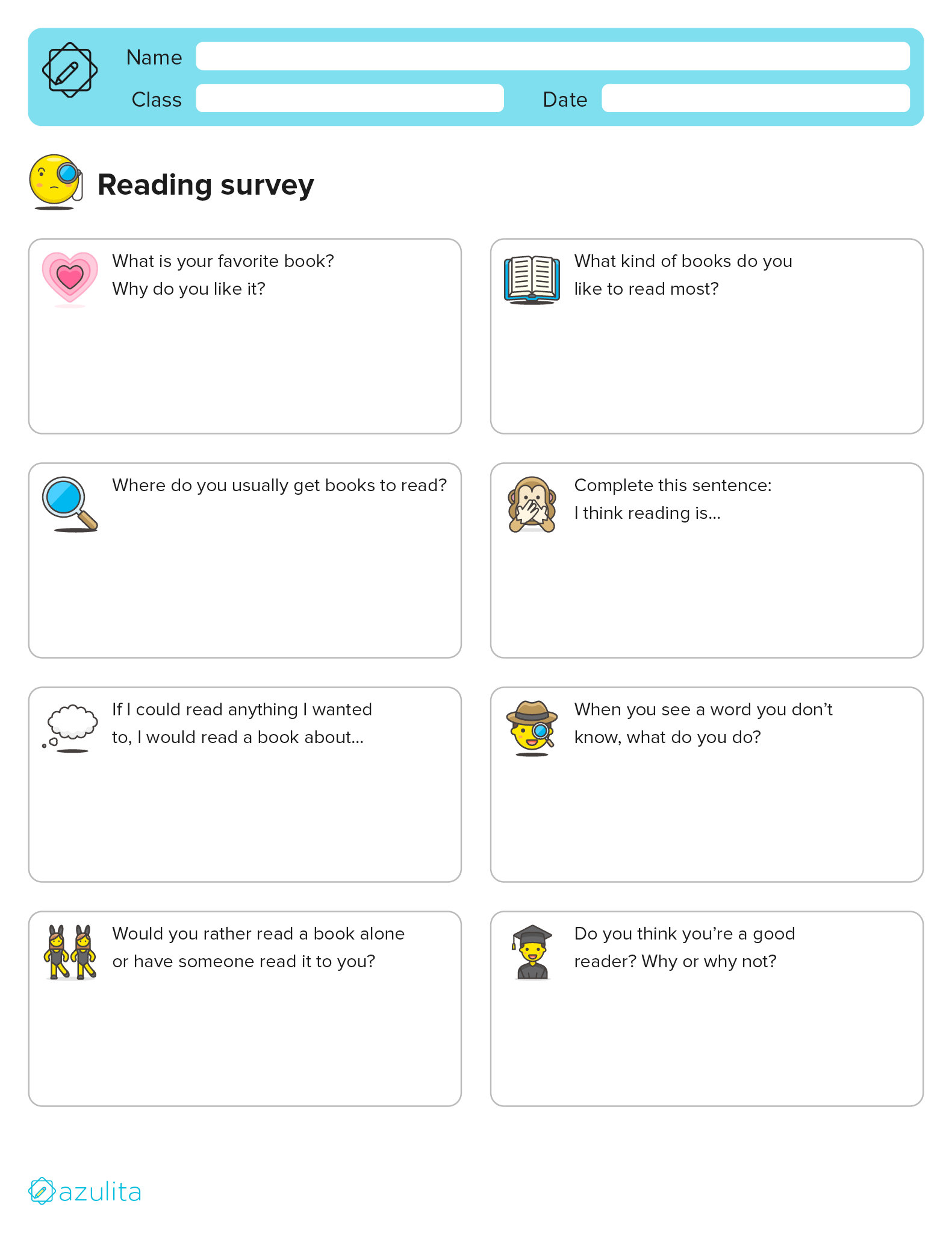 Reading Survey Azulita